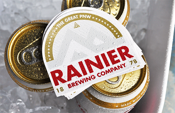 Rainier Beer x Great PNW | DieCutStickers.com